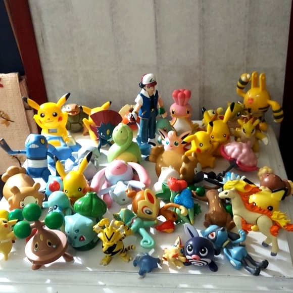 Pokemon | Toys | Vintage 48 Assorted Pokemon Pikachu Ash Rare Figures ...